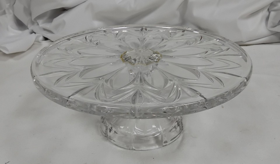 Marquis by Waterford Crystal Pedestal Cake Stand Elegant Design/38/U/31 ...