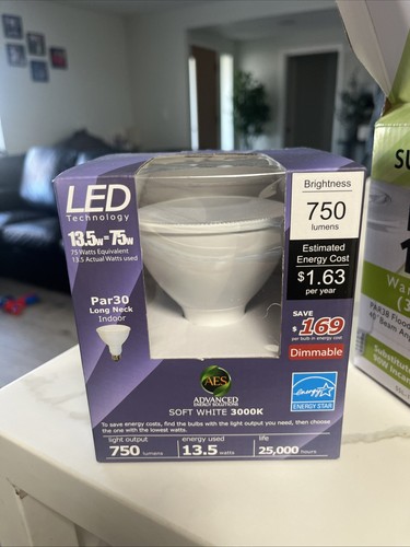 12 Pack Energetic Lighting Par30 13.5W AES 14D-2PLS40-VB long neck bulb ...
