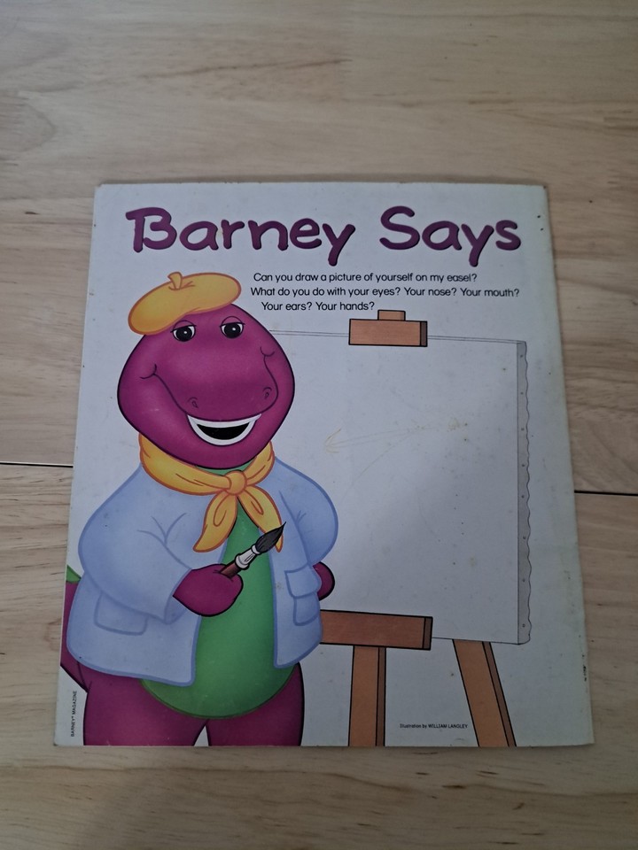 Barney Magazine Fall Issue 1995 Smells Good! Using Your Senses | eBay