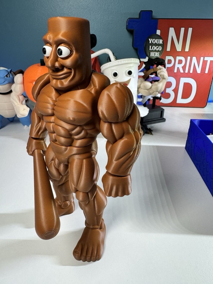 Tung Tung Sahur Model Toy Italian Brainrot Meme Action Figure ModelToy free gift | eBay