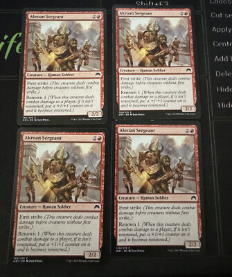Akroan Sergeant X4 Origins Magic the Gathering MTG | eBay