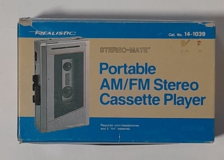 Vintage Realistic Portable AM/FM Stereo Cassette Player 14-1039 | eBay