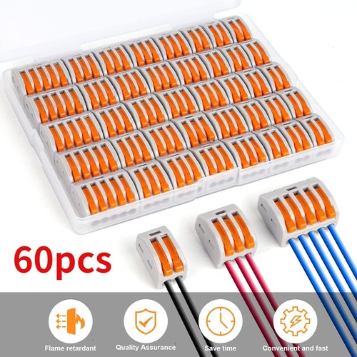 Lever Nut Wire Compact Cable Splice Circuit Electrical Connector ...