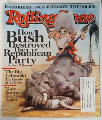 Rolling Stone Magazine #1060 George W. Bush September 4 2008 | eBay