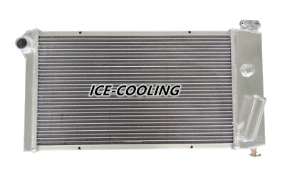 432 ALUMINUM RADIATOR FIT 1971-77 CHEVY VEGA 75-76 PONTIAC ASTRE V8 ...