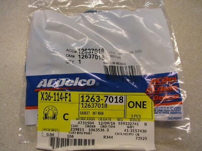 GM 12637018 Intake Manifold Gasket | eBay