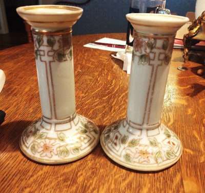 Candlesticks - Hand Painted Candlesticks