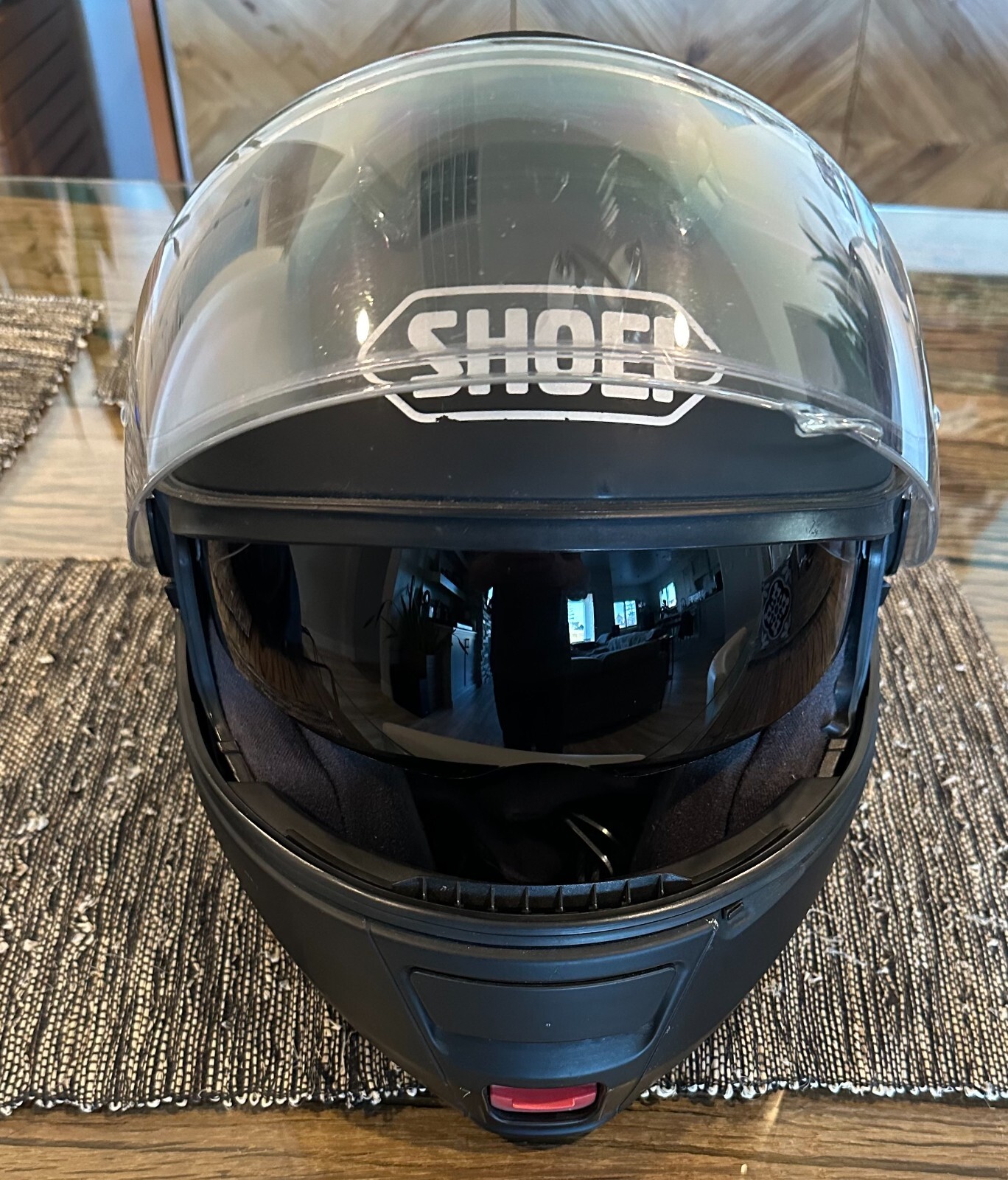 Shoei Neotech Modular Matte Black LG Motorcycle Helmet | DOT Approved ...