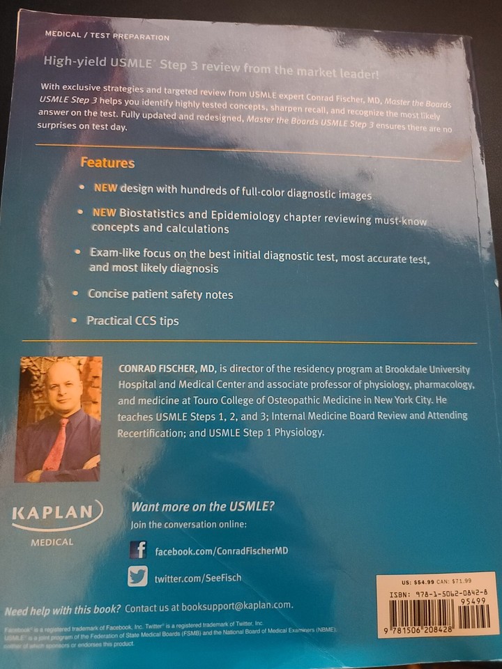 Master the Boards Ser.: Master the Boards USMLE Step 3 by Conrad ...