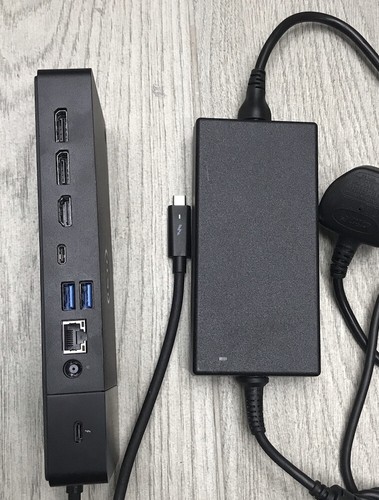 Dell Thunderbolt Dock WD19TBS & Dell 180W 9.23A Power Supply & Cable ...