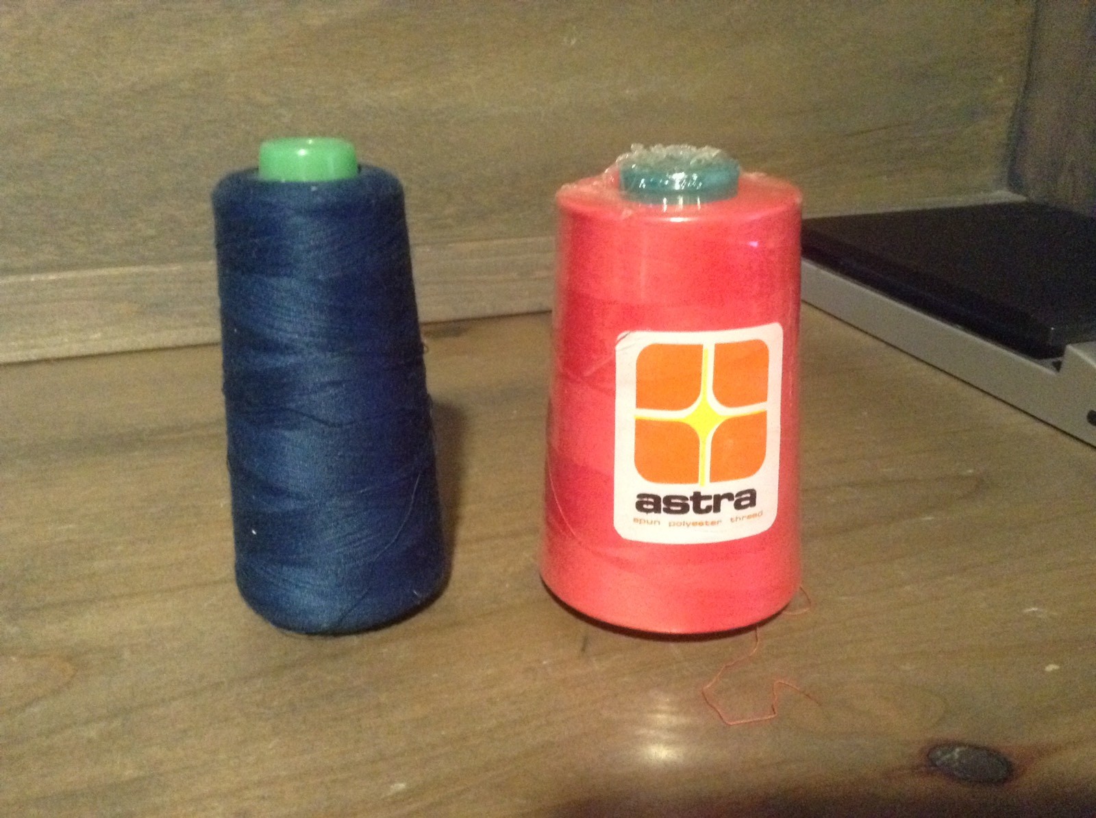 RED AND BLUE THREAD CONES SEWING THREAD ASTRA | eBay