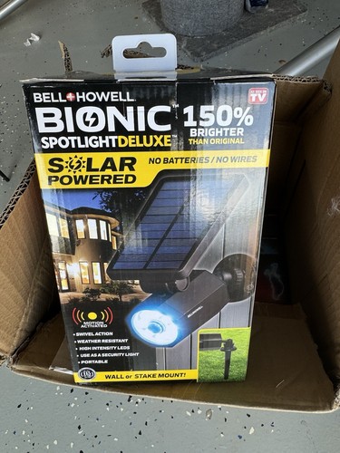 Bell + Howell Bionic Spotlight Solar Outdoor Light Wireless Motion ...