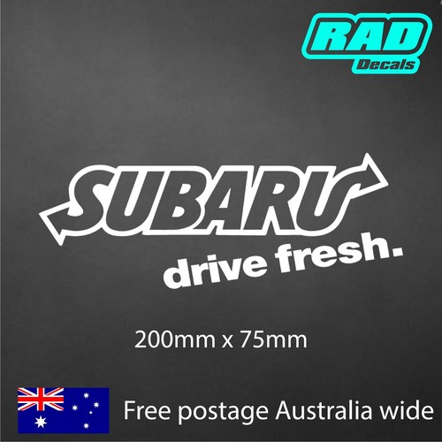 Subaru Drive Fresh Die Cut Car Decal Funny Vinyl Sticker JDM Hoon Drift ...