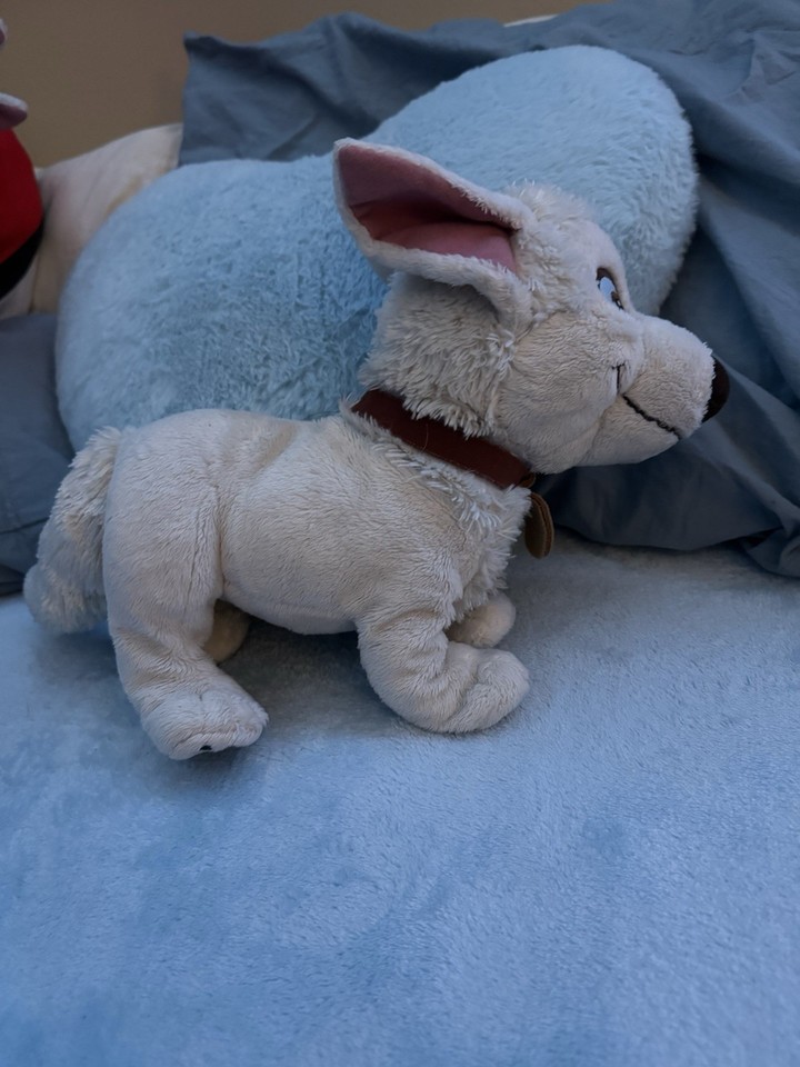 Disney UK Bolt Plush Stuffed Animal Toy Dog White German Shepherd | eBay