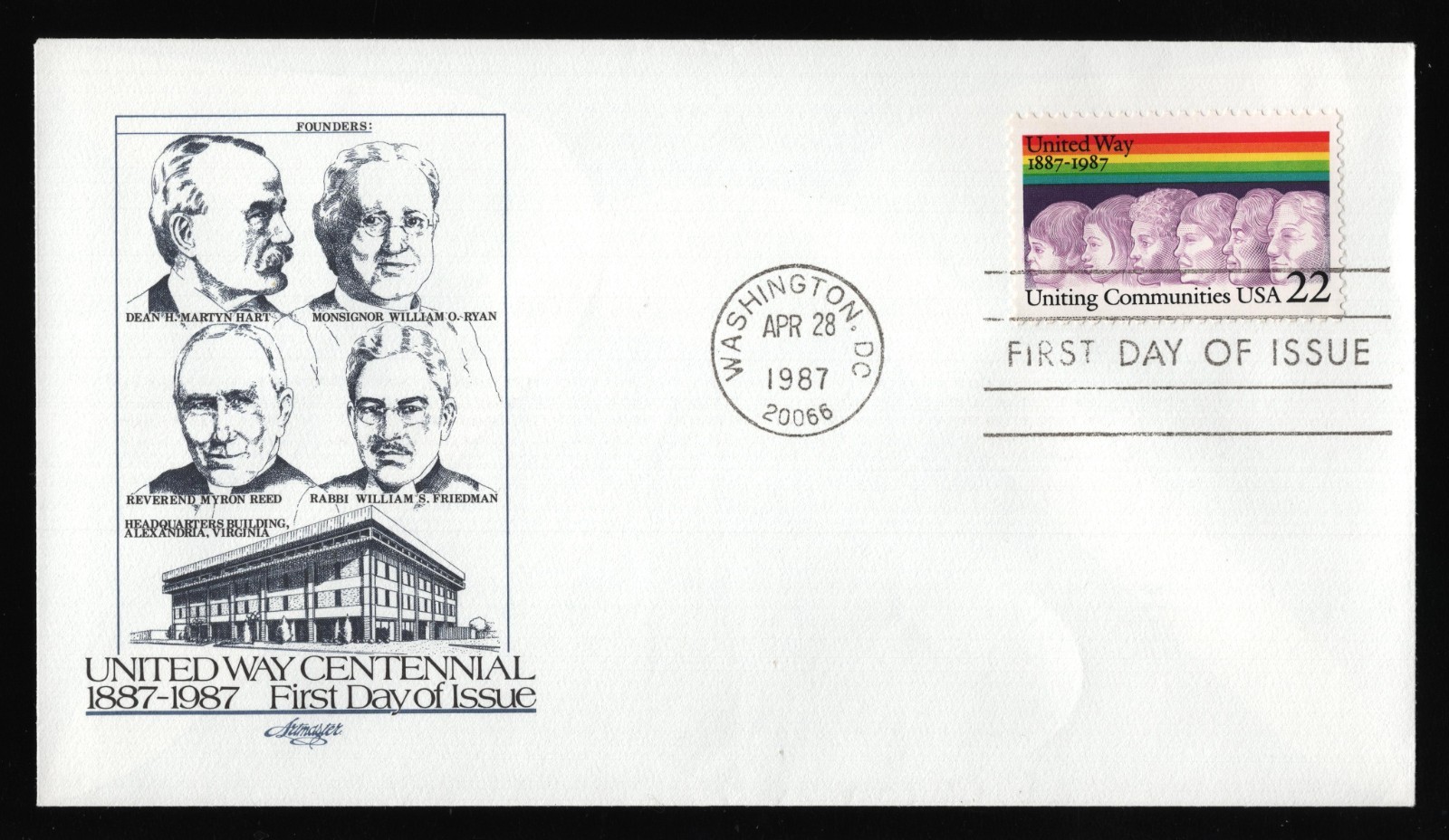 #2275 22c United Way, Artmaster FDC **ANY 5=FREE SHIPPING** | eBay UK