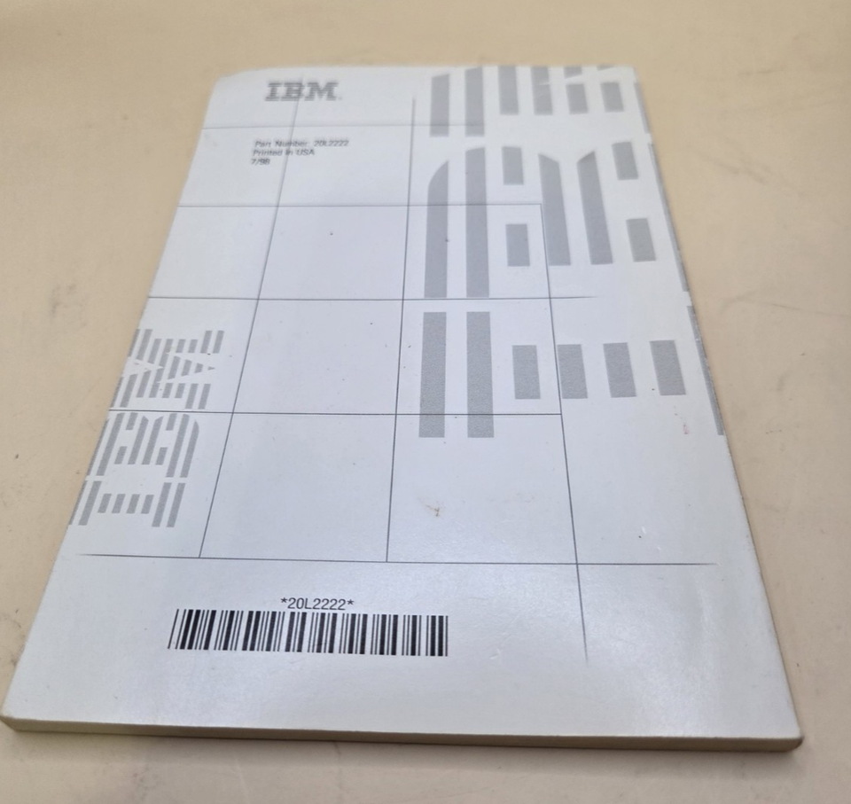 Vintage IBM Aptiva PC Reference Guide Troubleshooting Information Help ...