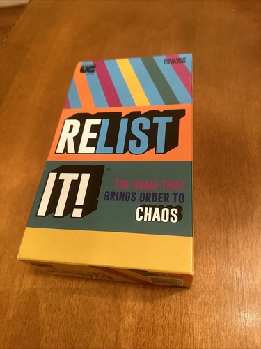 RELIST IT!! UNIVERSITY GAMES - Board Card List Family Friends Fun Game ...