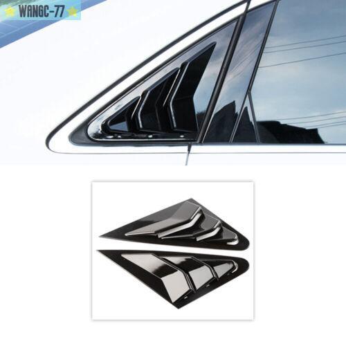 For Audi A3 8V Sedan 2014-2019 Black Rear Side Window Shutters Louver ...