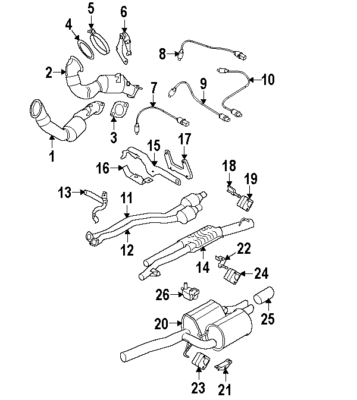 BMW 18307553601 GENUINE OEM PRECONVERTER GASKET | eBay