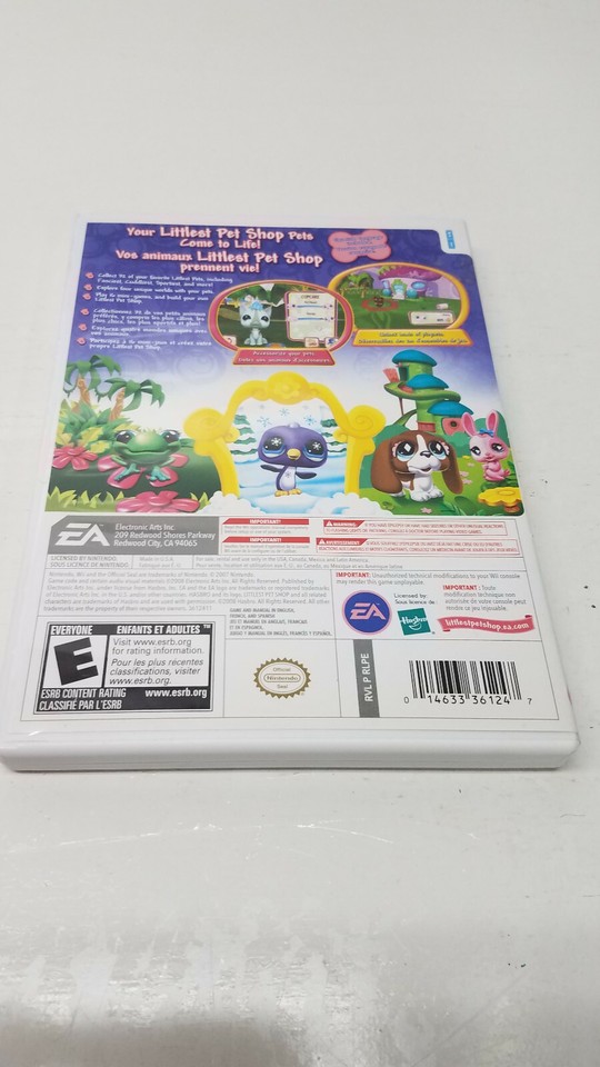 LITTLEST PET SHOP NINTENDO Wii game Tested Complete | eBay