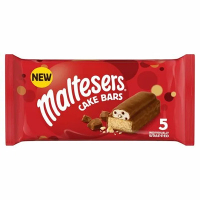 Maltesers Raspberry Cake Bars - 5 Cakes Per Pack - Multibuy | eBay UK