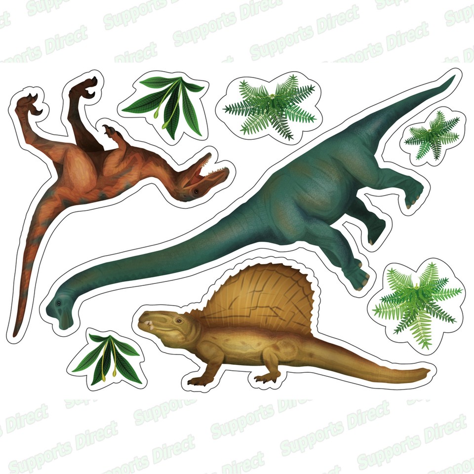 Dinosaur Jurassic Window Clings Static Stickers Out Of This World ...