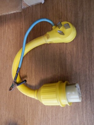 Marinco 114 A Pig Tail / w Ground Clip ....VGC | eBay