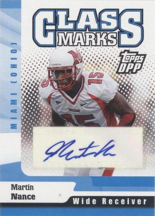 2006 Topps Draft Picks and Prospects (DPP) - Class Marks Martin Nance # ...