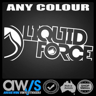 LIQUID FORCE STICKER DECAL LARGE For Wakeboarding Jetski Boat Board Ski ...
