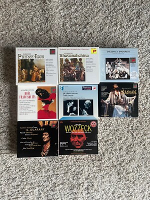 Lot Of 8 Sony Classical Music CDs Box Sets Opera - RARE LOT🤯😱🤯!! | eBay