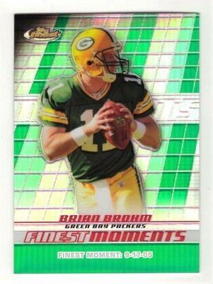 Brian Brohm Green Bay Packers 1997 Topps Finest Moments Refractor Card ...