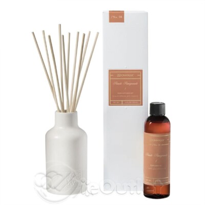 NEW Aromatique Fragrant Scented Ceramic Reed Diffuser Set - Pomelo Pomegranate | eBay