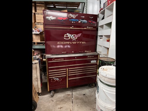 NEW 50th ANNIVERSARY CORVETTE SNAPON TOOL BOX BURGUNDY | eBay