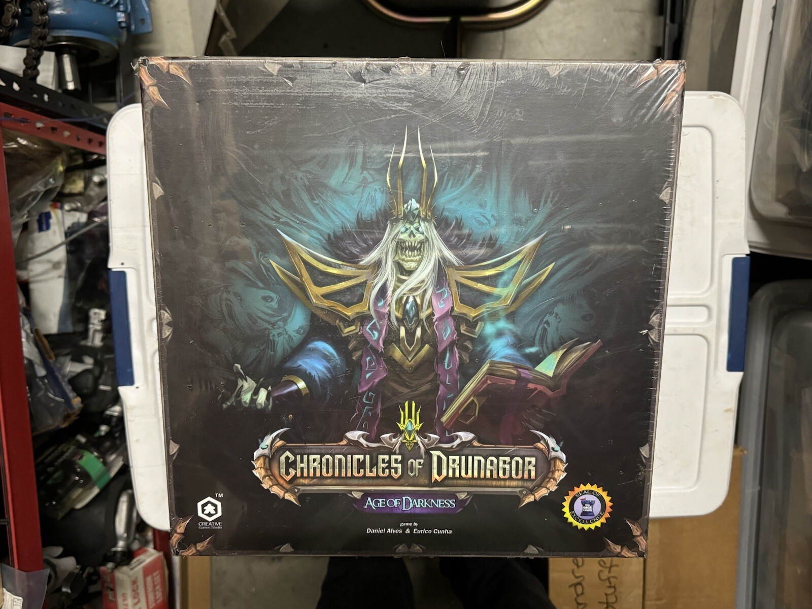 Chronicles of Drunagor Age Of Darkness Board Game Darkness New With Box Damage | eBay