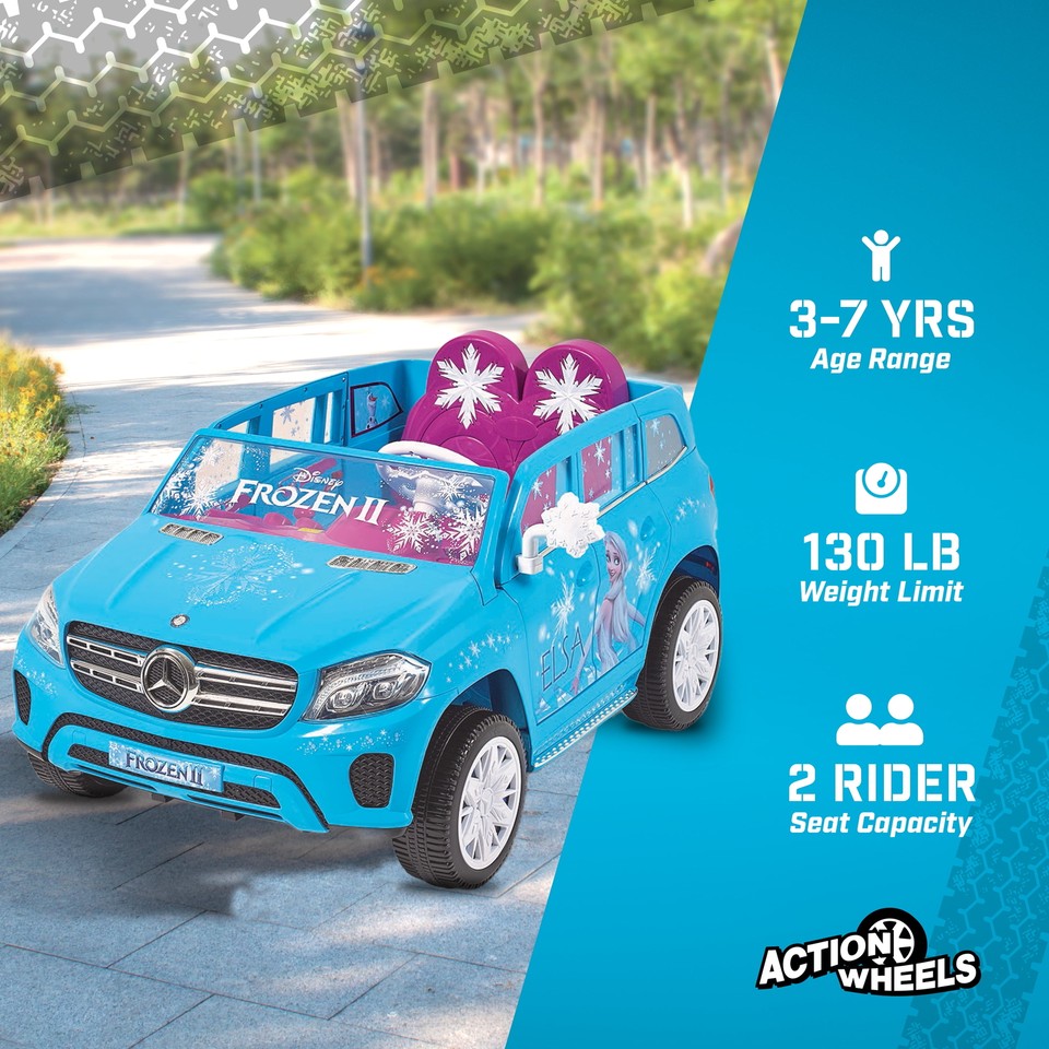 Disney Frozen Mercedes GLS 12V Powered Ride On Toy Car Kids Ages 3+ | eBay