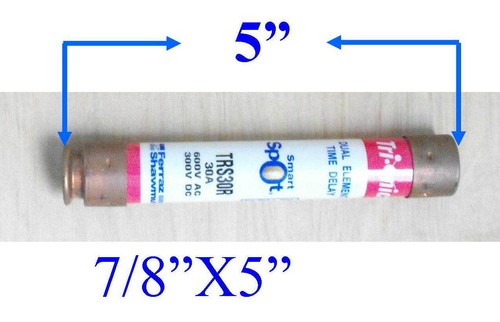 Ferraz Shawmut TRS30R Tri-Onic Fuse Dual Element 30A Class RK5 | eBay
