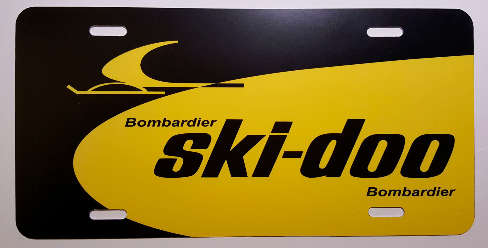Vintage Ski Doo Dealer Sign Snowmobile Logo Novelty License Plate (054 ...