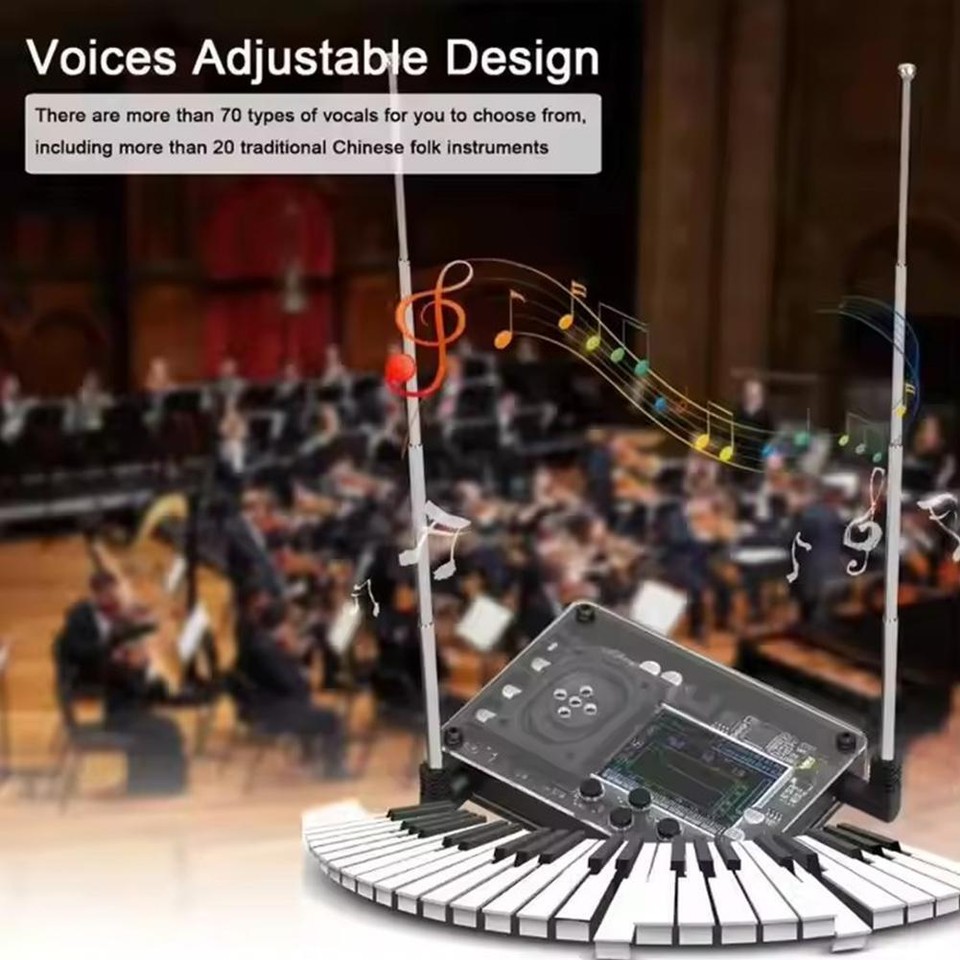 Mini Theremin Musical Electronic Creative Instrument Display Musical ...