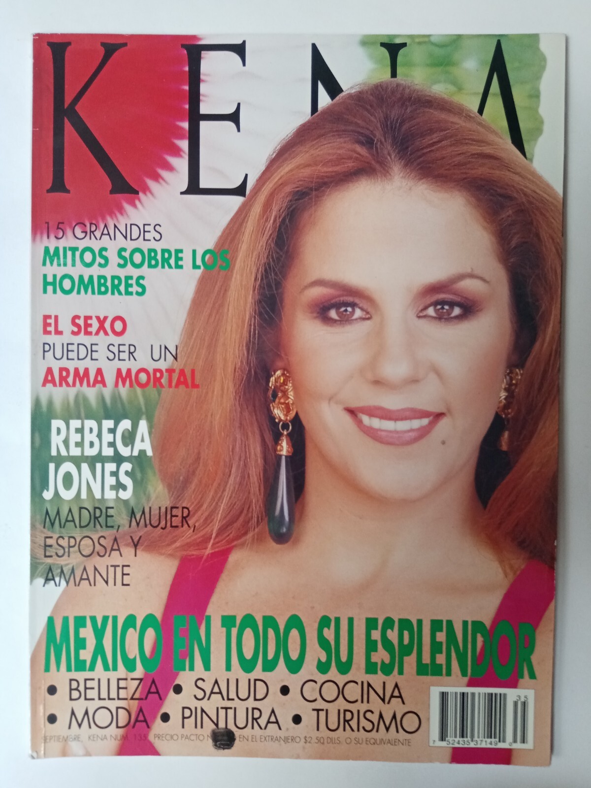 REBECA JONES KENA MEXICAN MAGAZINE MEXICO SPANISH SEPTEMBER 1994 | eBay