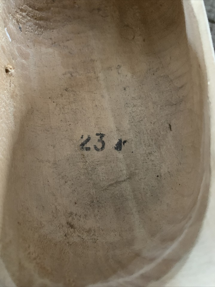 Holland Dutch wooden shoes clogs Can paint own design on it Size 23 Eu ...