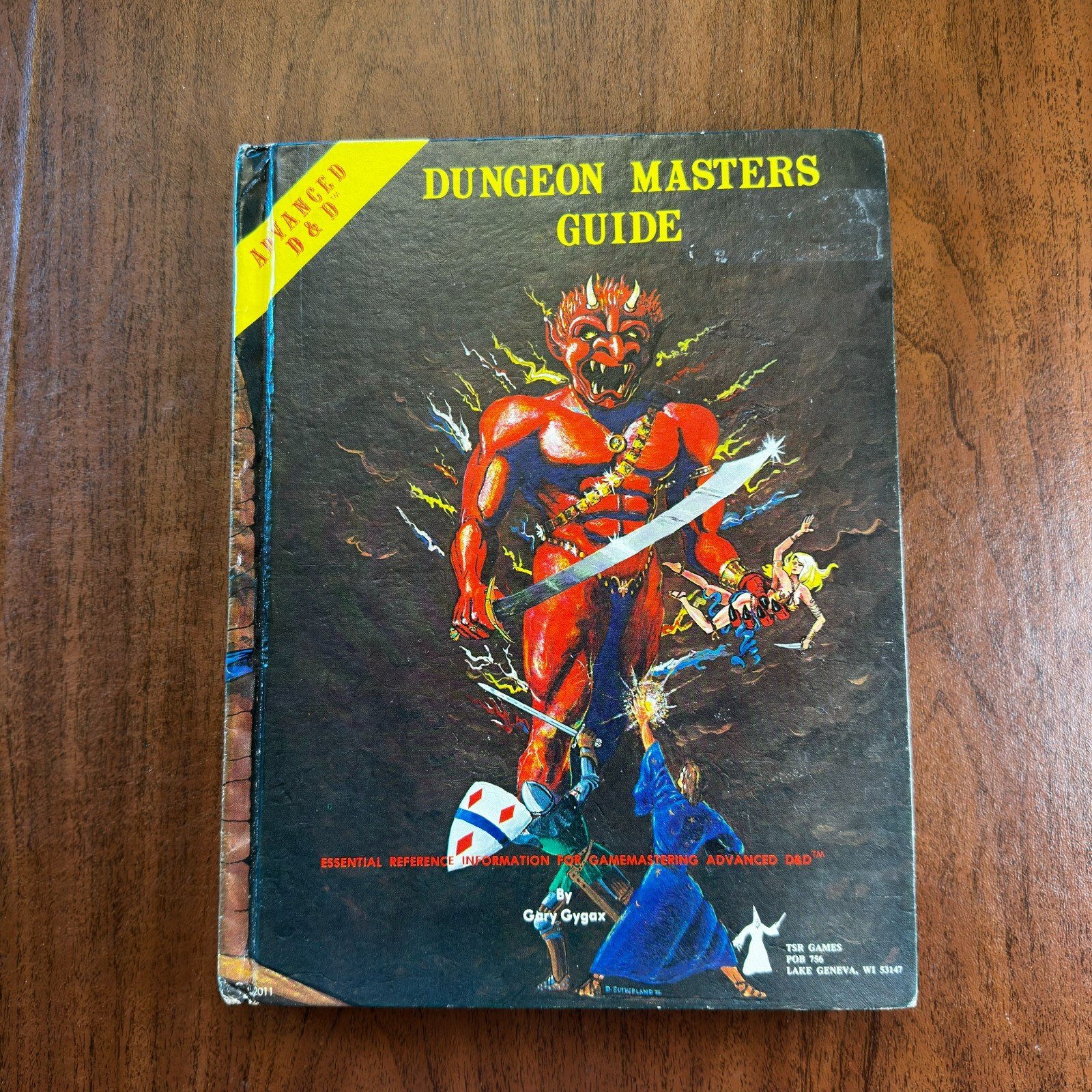 1980 TSR AD&D DUNGEON MASTERS GUIDE 2011 HC CMPLT 6TH BETA PRINTING VF+ ...