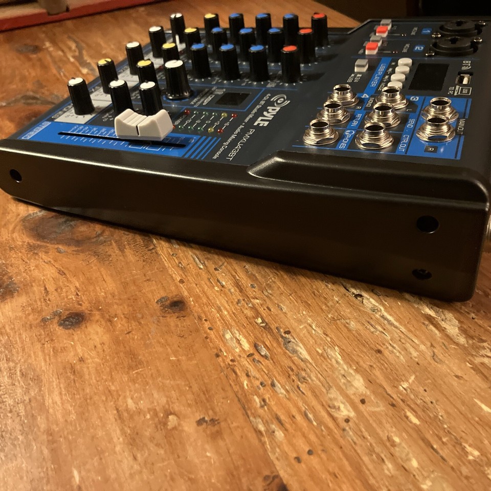 Pyle PMXU43BT 4-Channel Bluetooth Studio Mixer DJ Console System | eBay