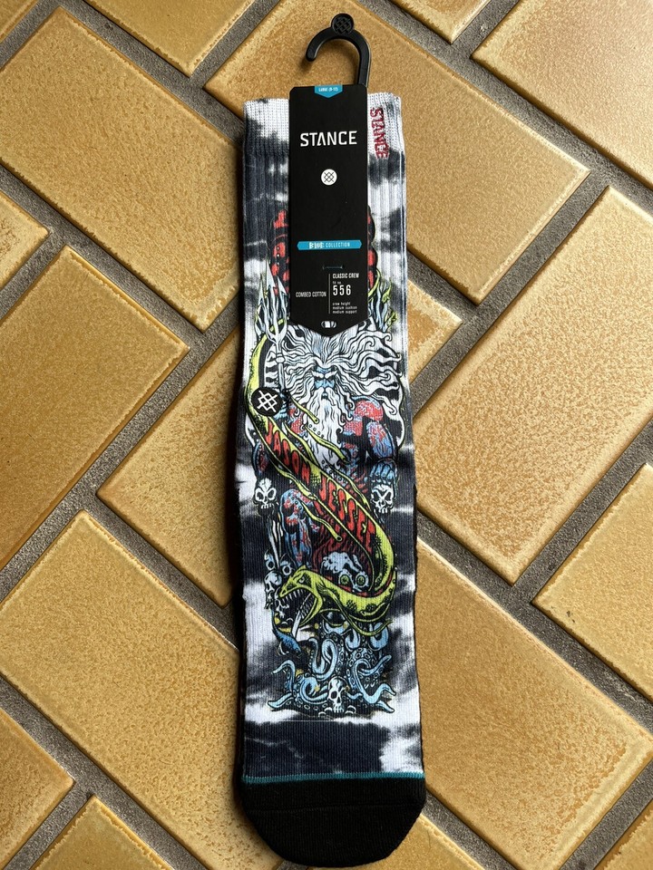 Stance Jason Jessee Skateboard Poseidon Redux Socks Large, BRAND NEW ...