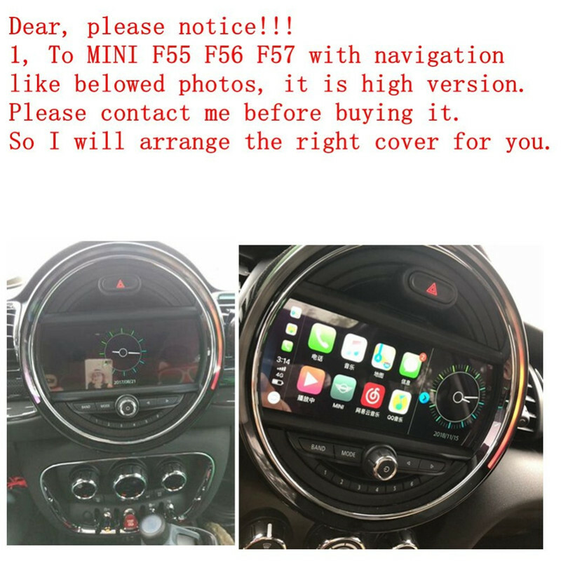 Center Console Screen Display Trim for Mini Cooper F54 55 56 57 60 2014 ...