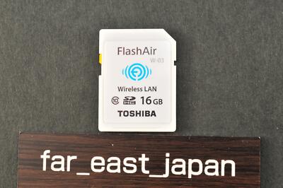 TOSHIBA FlashAir W-03 16GB Wireless LAN Memory Card 16GB Discontinued ...