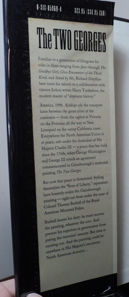 The Two Georges by Richard Dreyfuss and Harry Turtledove - 1996 - first ...