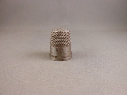 Vtg Sewing Thimbles Metal marked 16 Dimpled Edged | eBay