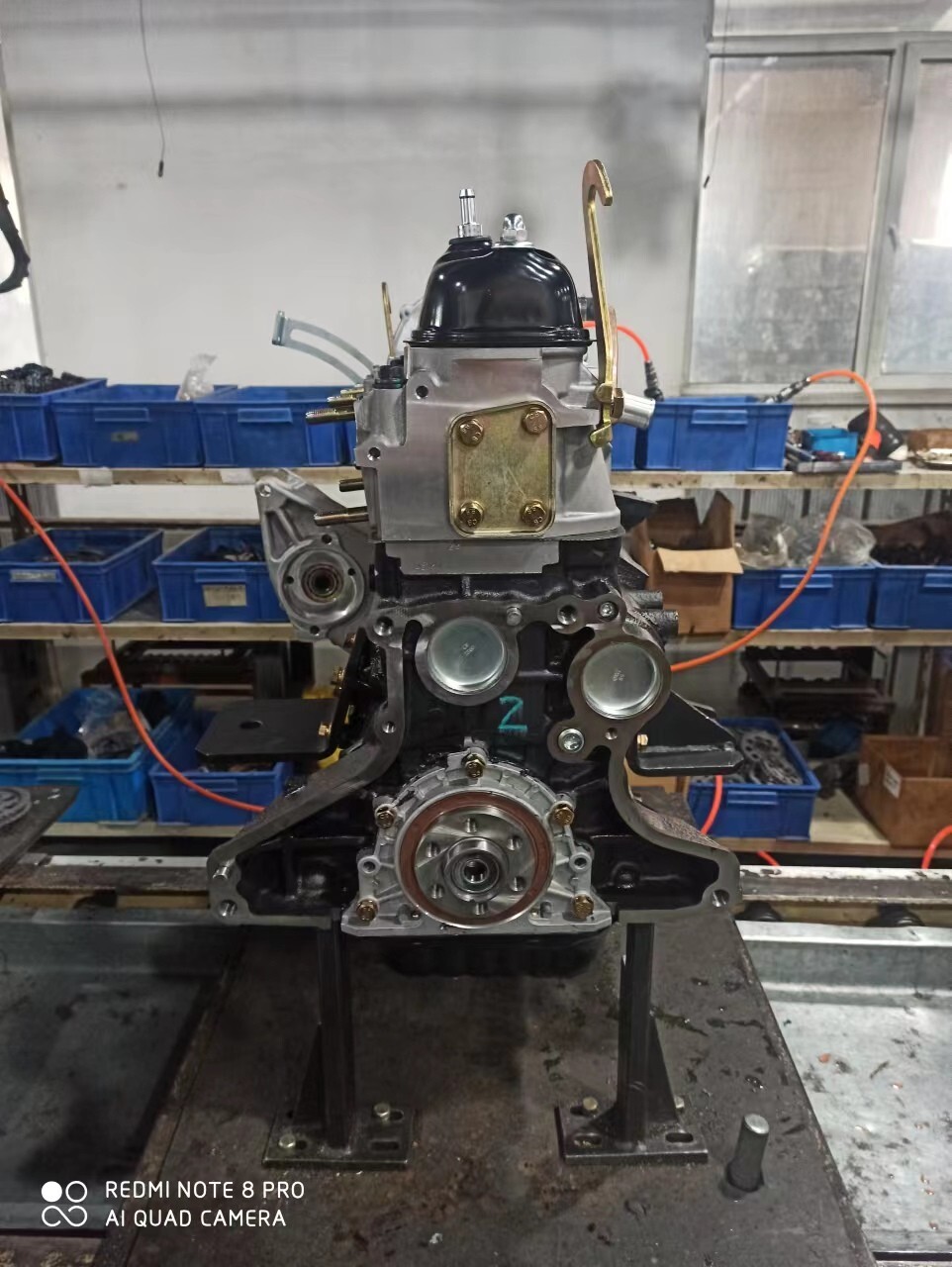 NEW Toyota 4Y Forklift Engine long block with timing cover for forklift ...