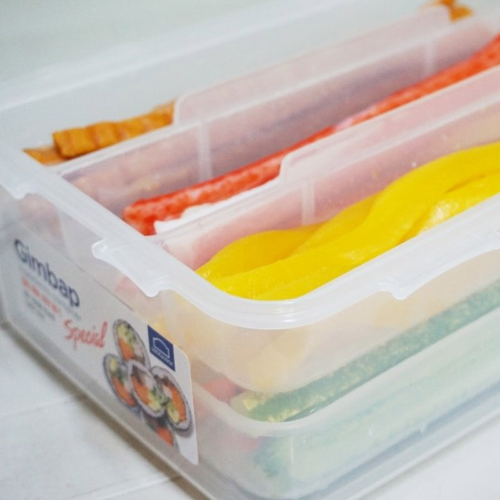 Lock and Lock Food Kimbab Ingredients Container Sausage Roll Sandwiches ...