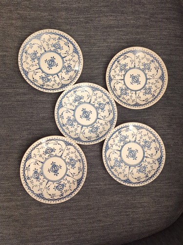 5 H. Aynsley and Co. Copenhagen Pattern Ironstone Saucers Made in ...